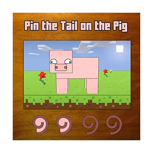 ボードゲーム 英語 アメリカ 海外ゲーム AX-AY-ABHI-100096 Silly Goose Gifts Pin The Tail On The Pig - Fun Kids Birthday Party Supply Celebr...