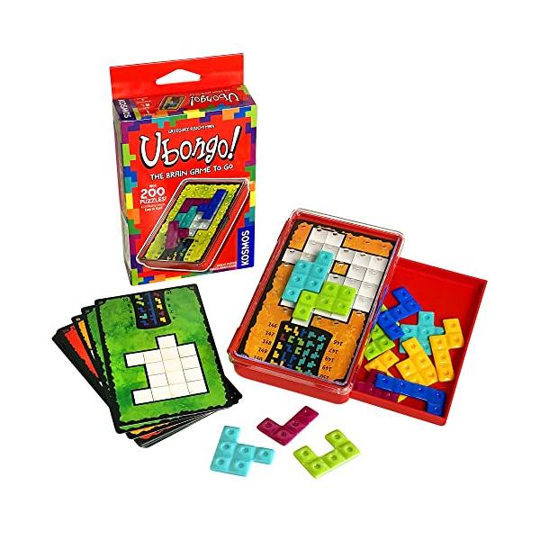 ボードゲーム 英語 アメリカ 海外ゲーム 696187 Ubongo The Brain Game to Go | Thames &amp; Kosmos | Fast-Paced, Addictive, and Easy-to-Learn...