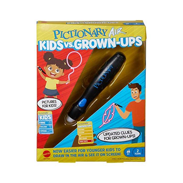 ボードゲーム 英語 アメリカ 海外ゲーム GYH78 Pictionary Air Kids vs Grown-Ups Family Drawing Game, Links to Smart Devices, Gift for Kid, F...