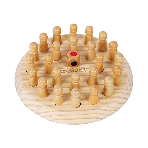 ボードゲーム 英語 アメリカ 海外ゲーム TY-0063 TOWO Wooden Memory Toys for Children - Family Board Games for Kids and Adults -Wooden Mind ...