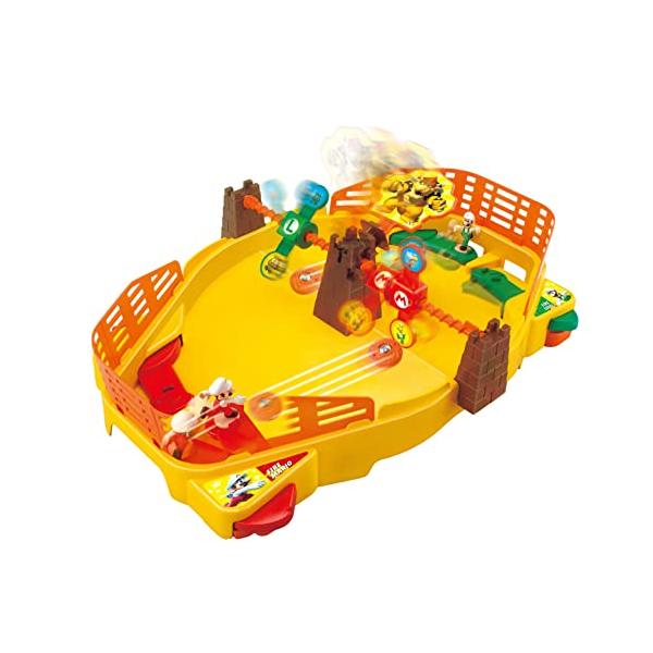 ボードゲーム 英語 アメリカ 海外ゲーム 7388 EPOCH Super Mario Fireball Stadium - 2-Player Tabletop Action Game for Ages 5+ - Includes Bows...