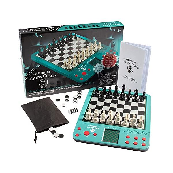 ボードゲーム 英語 アメリカ 海外ゲーム  Electronic Chess Set for Kids &amp; Adults- Grandmaster Game w Smart Computer Teaching Coach, 100 ...
