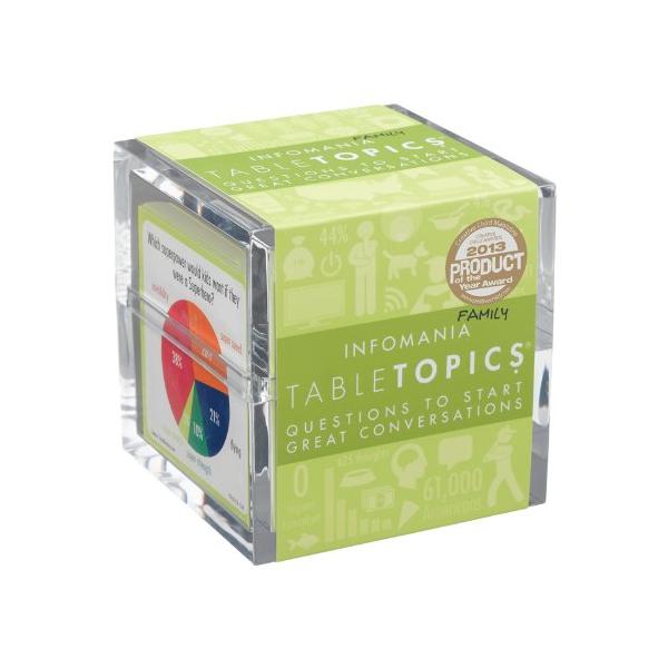 ボードゲーム 英語 アメリカ 海外ゲーム FBA_TT-0132-A TABLETOPICS Family Infomania: Questions to Start Great Conversations海外限定品を迅速輸入！5〜15営業...