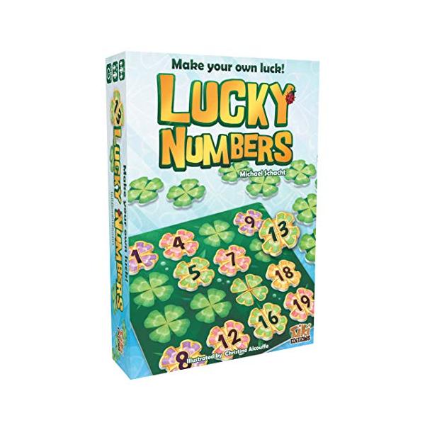 ボードゲーム 英語 アメリカ 海外ゲーム TIKILNEN1 Tiki Editions Lucky Numbers - Be First to Complete Your Garden; 1 Rule - Numbers in Each ...