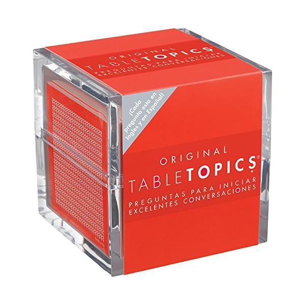 ボードゲーム 英語 アメリカ 海外ゲーム TT-0117-A TableTopics Original En Espanol Question Card Game - 135 Spanish/English Conversation Sta...