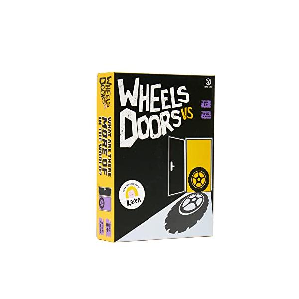 ボードゲーム 英語 アメリカ 海外ゲーム FMGWVD01 Wheels vs Doors Party Game - Hilarious Game Based on Social Media Discussions, Fun Family ...