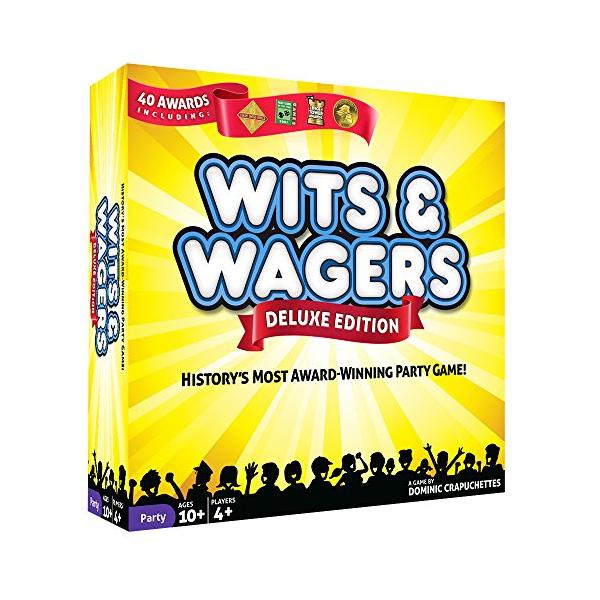ボードゲーム 英語 アメリカ 海外ゲーム NSG 110 Wits &amp; Wagers Deluxe Board Game by North Star Games - Award Winning Trivia Game - 4+ Pl...