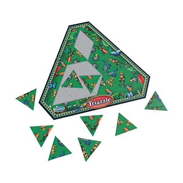 ボードゲーム 英語 アメリカ 海外ゲーム 76490 Think Fun Triazzle - Picture-Matching Brainteaser Puzzle | Engages Strategic Thinking &amp; M...