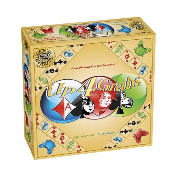 ボードゲーム 英語 アメリカ 海外ゲーム  Up 4 Grabs ? The Wild Card-Playing Board Game Packed with Twists and Turns ? Classic Family &amp; ...