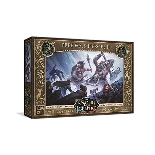 ボードゲーム 英語 アメリカ 海外ゲーム Zubeh?r A Song of Ice and Fire Tabletop Miniatures Free Folk Heroes II Unit Box | Strategy Game for...