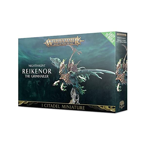 ボードゲーム 英語 アメリカ 海外ゲーム 99120207058 Games Workshop Warhammer AoS - Easy to Build: Nighthaunt Reikenor The Grimhailer, Black...