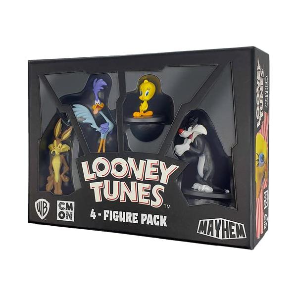 ボードゲーム 英語 アメリカ 海外ゲーム GGSB-ALI Cmon Looney Tunes Mayhem Board Game Figure Pack | Set of 4 Miniature Figures | Strategy Ga...