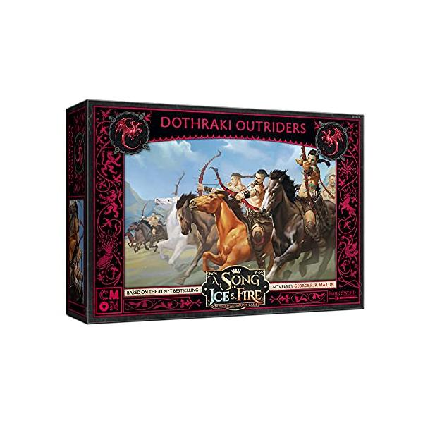 ボードゲーム 英語 アメリカ 海外ゲーム SIF603 CMON A Song of Ice and Fire Tabletop Miniatures Dothraki Outriders Unit Box - Skilled Scourg...