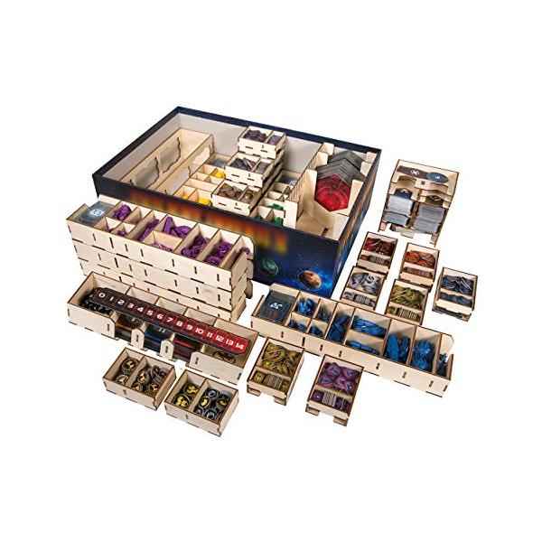 ボードゲーム 英語 アメリカ 海外ゲーム ORG100 The Broken Token Imperious Twilight Box Game Organizer Compatible with Twilight Imperium - W...