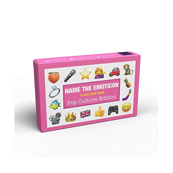 ボードゲーム 英語 アメリカ 海外ゲーム BG1708 Bubblegum Stuff - Name The Emoticon Game - Pop Culture Edition - Emoji Flash Card Board Game...