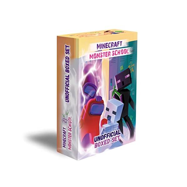 ボードゲーム 英語 アメリカ 海外ゲーム 2020 Book Set Story of a Minecraft Monster School, Video Game Inspired Adventure Stories for Young ...