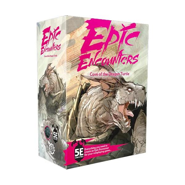 ボードゲーム 英語 アメリカ 海外ゲーム SFEE-016 Epic Encounters: Cove of The Dragon Turtle - RPG Fantasy Roleplaying Tabletop Game with Hu...