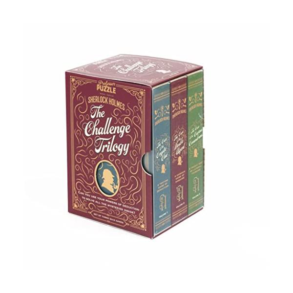 ボードゲーム 英語 アメリカ 海外ゲーム 538969 Professor Puzzle, Sherlock Holmes - The Challenge Trilogy, Mystery Brain Teaser, Ages 14+, 1...