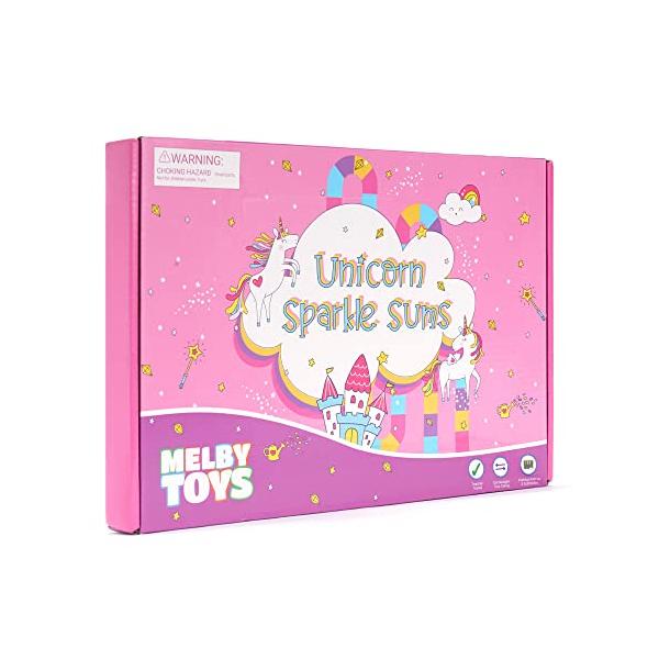 ボードゲーム 英語 アメリカ 海外ゲーム  Melby Toys Unicorn Sparkle Sums I Kindergarten Math Games for Kids Ages 4-8 I Math Manipulatives 1...