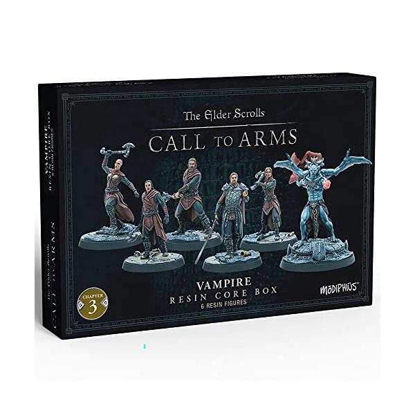 ボードゲーム 英語 アメリカ 海外ゲーム MUH0330303 The Elder Scrolls: Call to Arms - Vampire Core Set - 6 Unpainted Resin Figures海外限定品を迅速輸入...