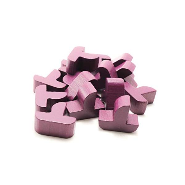 ボードゲーム 英語 アメリカ 海外ゲーム  YorksGamePieces Purple Ships Expansion Wood Replacement Pieces for Settlers of Catan: Seafarers Ed...