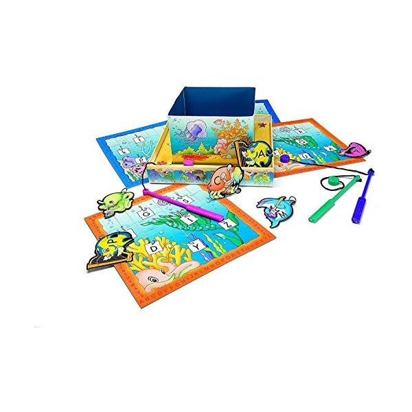ボードゲーム 英語 アメリカ 海外ゲーム 2028 Discovery Toys AB SEAS Alphabet Letters Magnetic Fishing Game | Kid-Powered Learning | STEM To...