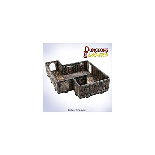 ボードゲーム 英語 アメリカ 海外ゲーム ARCDNL0029 Dungeons &amp; Lasers Expansion Set: Torture Chamber ? Unpainted and Unassembled Fully C...