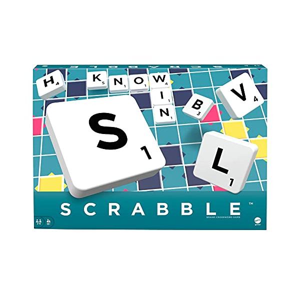 ボードゲーム 英語 アメリカ 海外ゲーム Y9592 Scrabble Crossword - Classic Board Game - 120 Letter Tiles - 4 Racks - 1 Letter Bag - Instruc...