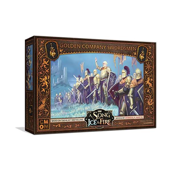 ボードゲーム 英語 アメリカ 海外ゲーム SIF1516 A Song of Ice and Fire Tabletop Miniatures Game Golden Company Swordsmen Unit Box (Multilin...