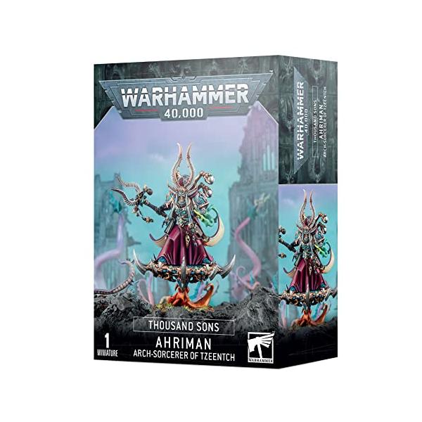 ボードゲーム 英語 アメリカ 海外ゲーム 99120102064 Warhammer 40K Thousand Sons Ahriman Arch-Sorcerer of Tzeentch for 12 years to 99 years海...