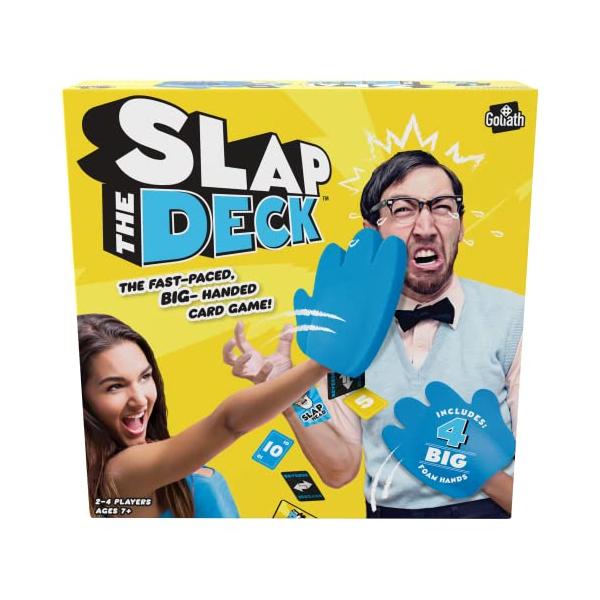 ボードゲーム 英語 アメリカ 海外ゲーム 922973 Goliath Slap The Deck Game - Fast-Paced Card Game with Big Foam Hands - Ages 7 and Up, 2-4 P...