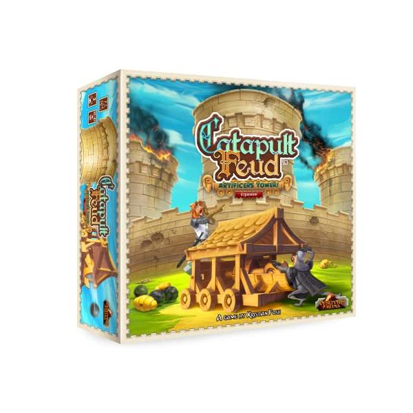 ボードゲーム 英語 アメリカ 海外ゲーム CK_03 Play All Day Games: Catapult Feud Game Artificer’s Tower, Expansion, Base Required to Play, 3...