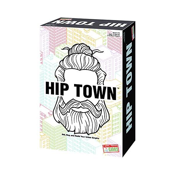 ボードゲーム 英語 アメリカ 海外ゲーム 175 Hip Town, Fun and Fast Paced Game of Trading, Bidding and Building to Create Hippest Neighborho...