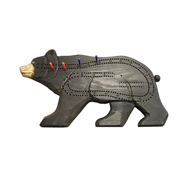 ボードゲーム 英語 アメリカ 海外ゲーム  Lipco Cabin Decor Black Bear Cribbage Board, Wood海外限定品を迅速輸入！5〜15営業日にて発送します。商品名（自動翻訳）：Lipco Cabin D...
