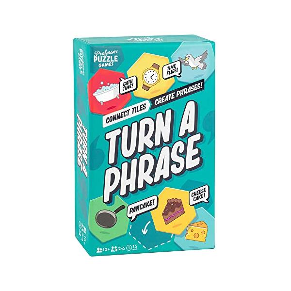 ボードゲーム 英語 アメリカ 海外ゲーム PROPPG7920 Professor PUZZLE Turn A Phrase - Connect The Tiles in This Fun Game of Words and Phrases...