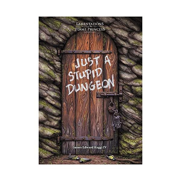 ボードゲーム 英語 アメリカ 海外ゲーム LFP0087 Lamentations of the Flame Princess Just A Stupid Dungeon - RPG Booklet, 16 Pages, Black &am...