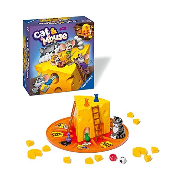 ボードゲーム 英語 アメリカ 海外ゲーム 24558 Ravensburger Cat &amp; Mouse Board Games for Children Age 4 Years Up - 2 to 4 Players - Kids ...