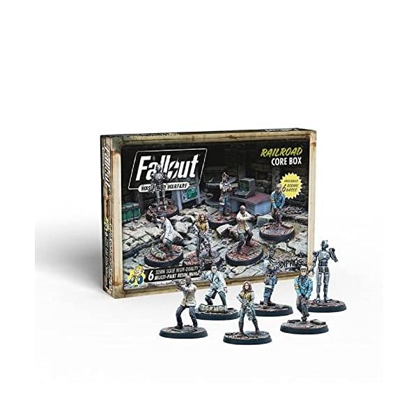 ボードゲーム 英語 アメリカ 海外ゲーム MUH052219 Modiphius Fallout - Wasteland Warfare - Railroad Core Box, Multi海外限定品を迅速輸入！5〜15営業日にて発送します...