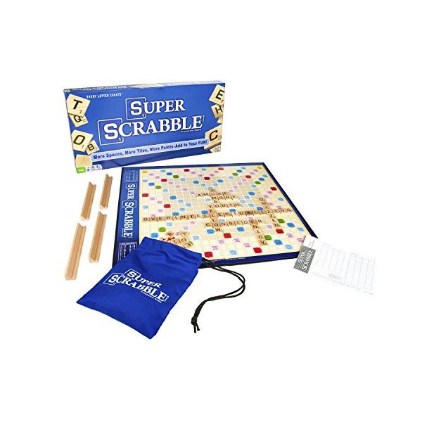 ボードゲーム 英語 アメリカ 海外ゲーム 1079 Super Scrabble - The Super-Sized Version of the Greatest Word Game of All Time - 2 to 4 Player...