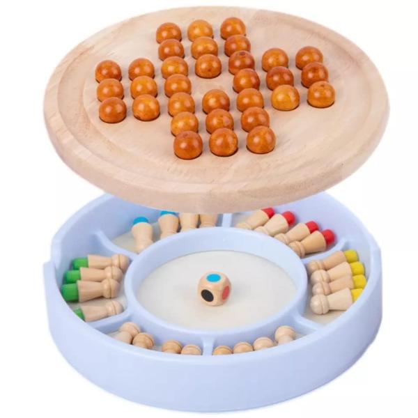 ボードゲーム 英語 アメリカ 海外ゲーム  Wooden Memory Chess for Cognitive Development of Toddlers, Montessori Education Sensory Learning w...