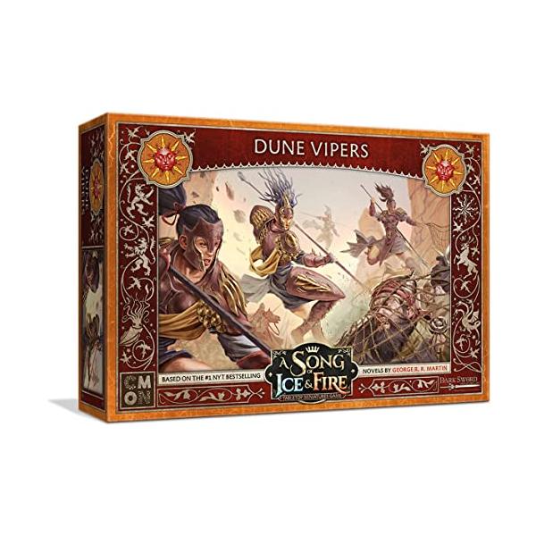 ボードゲーム 英語 アメリカ 海外ゲーム SIF705 A Song of Ice and Fire Tabletop Miniatures Game Dune Vipers Unit Box - Deadly Assassins of T...