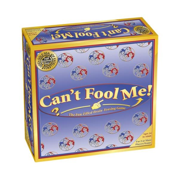 ボードゲーム 英語 アメリカ 海外ゲーム 11187 Can't Fool Me ? A Brain-Teasing Word Riddle Game Where Players Race to Solve Clues - Classic ...