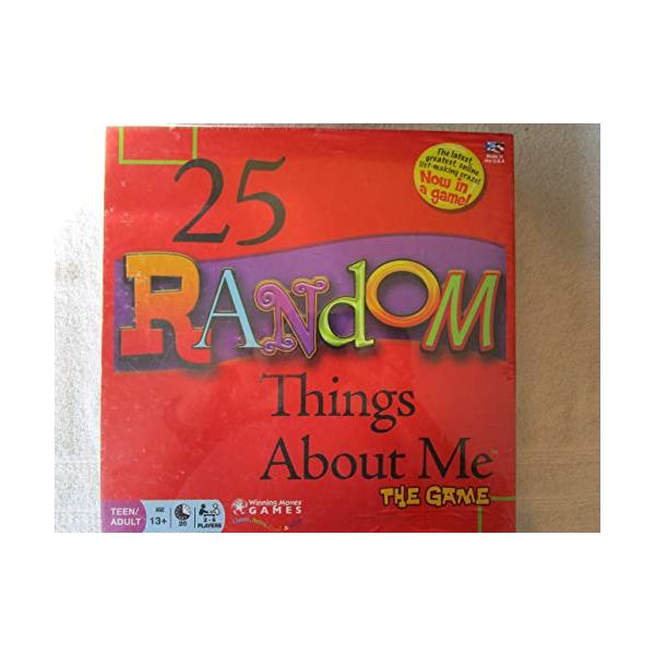 ボードゲーム 英語 アメリカ 海外ゲーム 1130 25 Random Things About Me海外限定品を迅速輸入！5〜15営業日にて発送します。商品名（自動翻訳）：25 Random Things About Me型番：1130関...