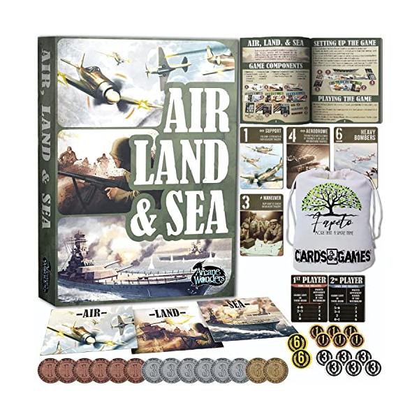 ボードゲーム 英語 アメリカ 海外ゲーム  Fapeto more than a simple name Drawstring Bag and Compatible Tokens Bundle with Air, Land &amp; Se...
