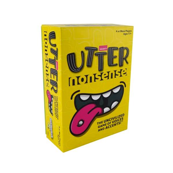 ボードゲーム 英語 アメリカ 海外ゲーム 7484 Utter Nonsense Naughty Edition - The Crazy Board Game of Voices and Accents - Adult Version - ...