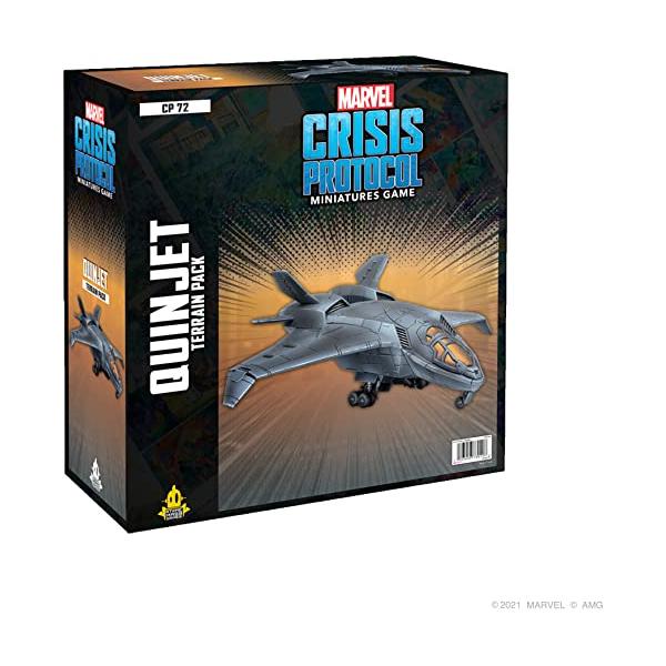 ボードゲーム 英語 アメリカ 海外ゲーム FFGCP72 Marvel: Crisis Protocol Quinjet TERRAIN PACK - Deploy the Ultimate Rapid-Response Vehicle! ...