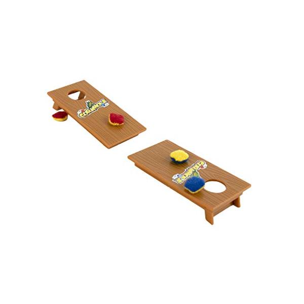 ボードゲーム 英語 アメリカ 海外ゲーム 586 Adorable Mini Cornhole Set ? Fully Functional Palm-Sized Cornhole Game ? Perfect for Parties, O...