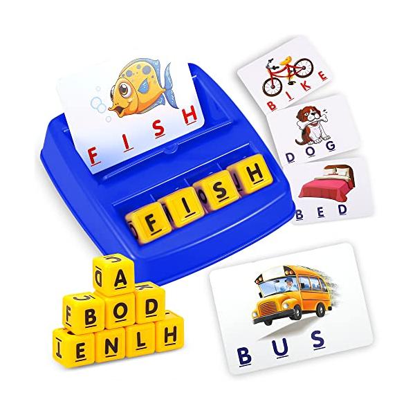 ボードゲーム 英語 アメリカ 海外ゲーム  Fenikso Matching Letter Game, Alphabet Spelling &amp; Reading Words, Objects &amp; Color Recogniti...