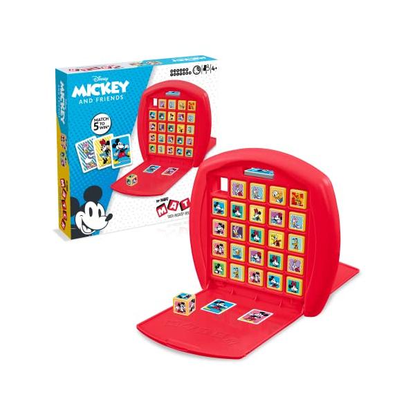 ボードゲーム 英語 アメリカ 海外ゲーム WM02756-ML1-6 Top Trumps Match Game Mickey Mouse - Family Board Games for Kids and Adults - Matchin...
