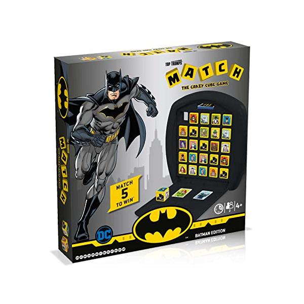 ボードゲーム 英語 アメリカ 海外ゲーム WM01748-ML1-6 Top Trumps Match Game Batman - Family Board Games for Kids and Adults - Matching Game...